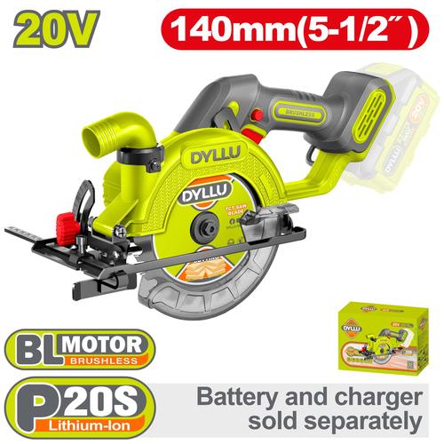 DYLLU Cordless Circular Saw - 140mm (TOOL ONLY) – Gibbs Direct