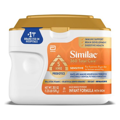 Similac Sensitive 360 Total Care 20.1oz – Gibbs Direct