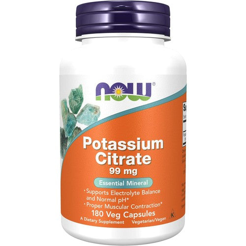 NOW Supplements, Potassium Citrate 99 Mg – Gibbs Direct